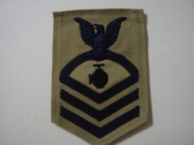 WW2 NAVY RATING BADGE CPO - CHIEF UTILITIESMAN UTC TAN TWILL NOS:KY23-1 ...