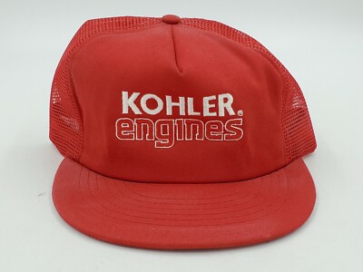 Kohler Engines Snapback Red Hat Cap Trucker Mesh | eBay