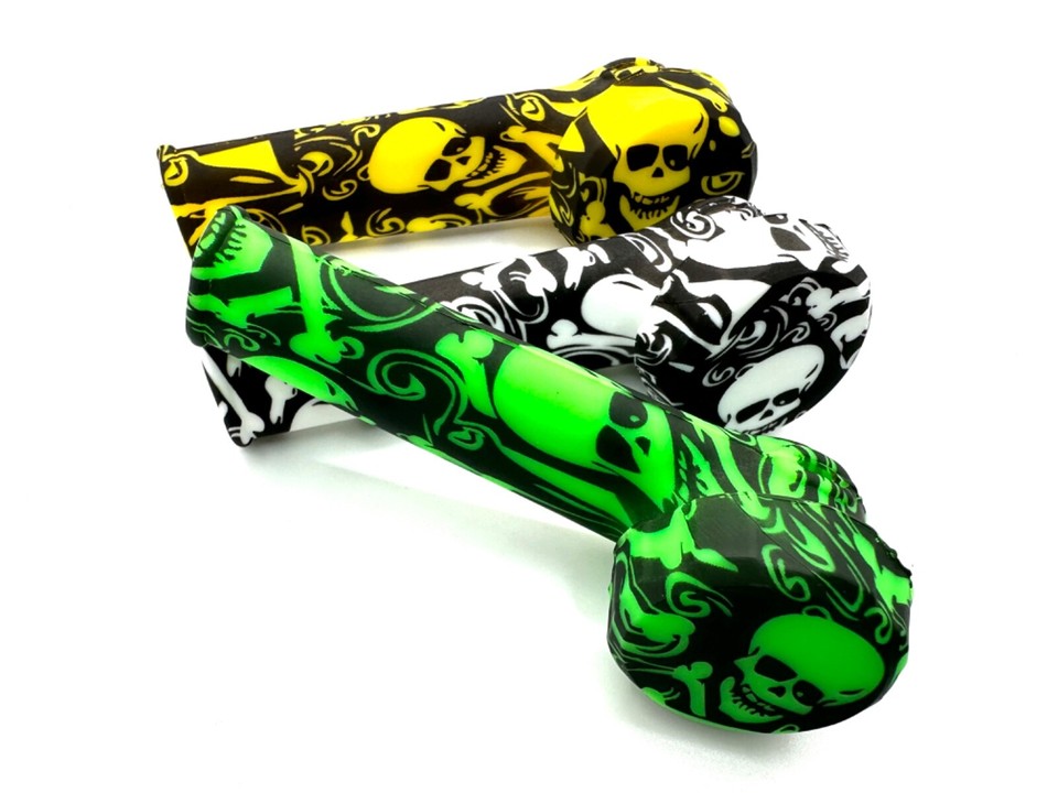 3 Silicone Smoking Pipes ( Skull) SAME DAY SHIP | eBay
