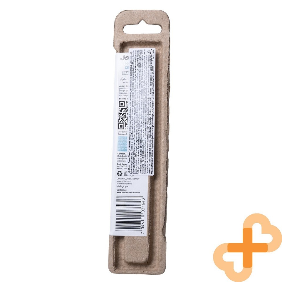 JORDAN GREEN CLEAN Toothbrush Children's 5-10 Years Old Extra Soft ...