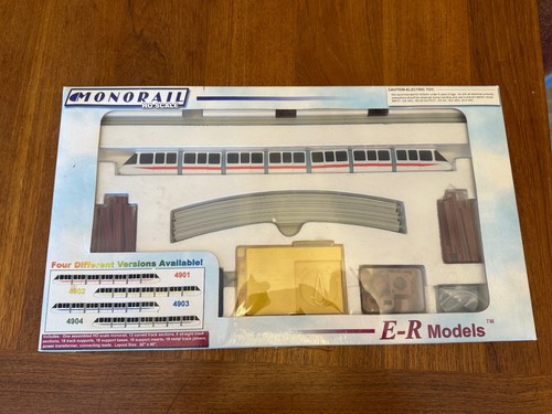 E-R Models Monorail # 4901 complete train set used untested | eBay