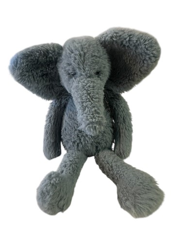 12" Jellycat Sweetie Elephant Blue Gray Fuzzy Plush Stuffed Animal ...