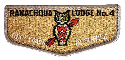 Lodge 4 Ranachqua S4 1970 50th Ann Pocket Flap OA BSA | eBay