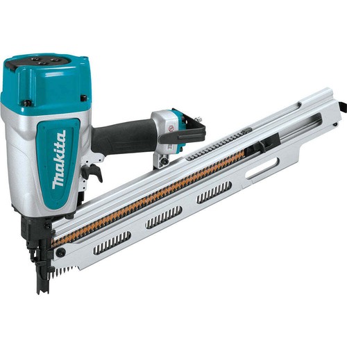 Makita AN924 3-1/2 Inch 21-Degree Full Round Head Pneumatic Framing ...