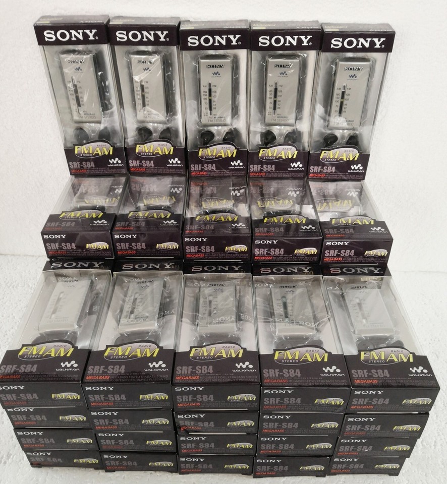 RADIO Sony SRF-S84/S FM/AM Super Compact Radio Walkman Analogue Tuner ...