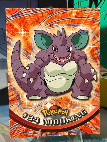 Nidoking #34 Topps Pokemon Trading Card Series 1 (Red Logo) LP | eBay