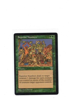 Superior Numbers - Magic the Gathering MTG Mirage Single Card | eBay