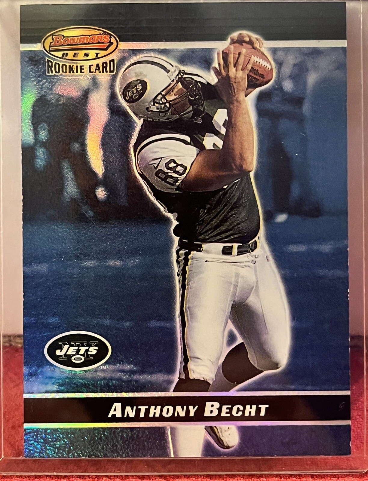 2000 Bowmans Best Anthony Becht Rookie Card #’d 1363/1499 New York Jets ...