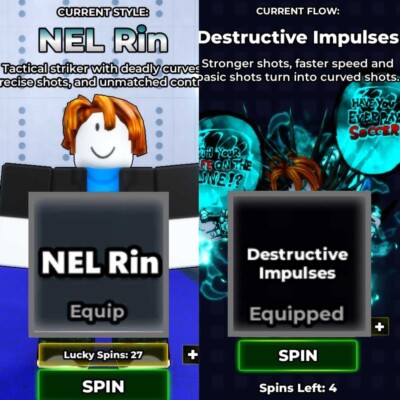 NEL RIN X DESTRUCTIVE IMPLUES FLOW - BLUE LOCK RIVALS - UNVERIFED ...