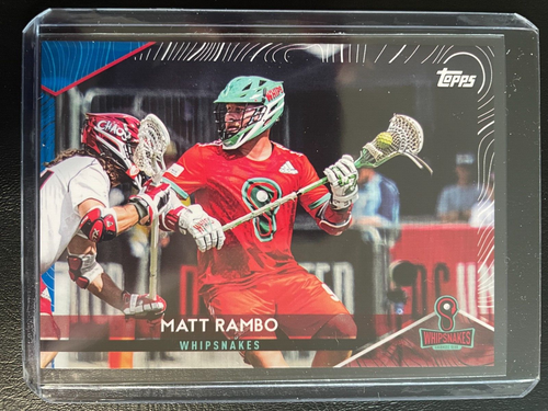 2022 Topps Premier Lacrosse League - Blue #21 Matt Rambo /99 (RC) for ...