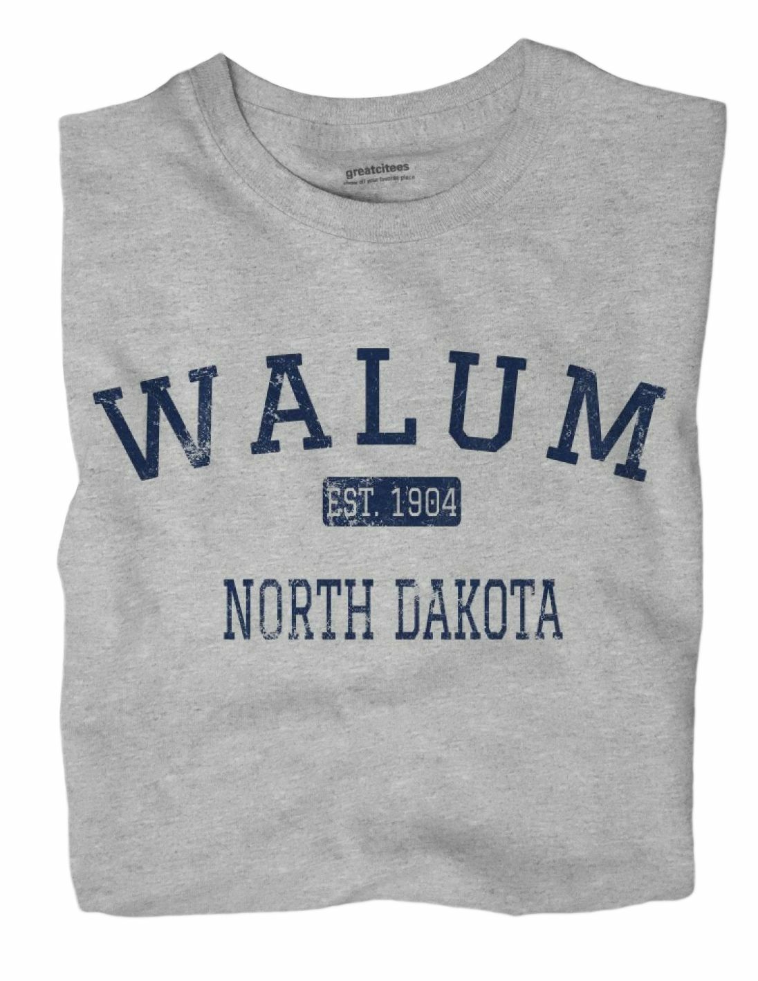 Walum North Dakota ND T-Shirt EST | eBay