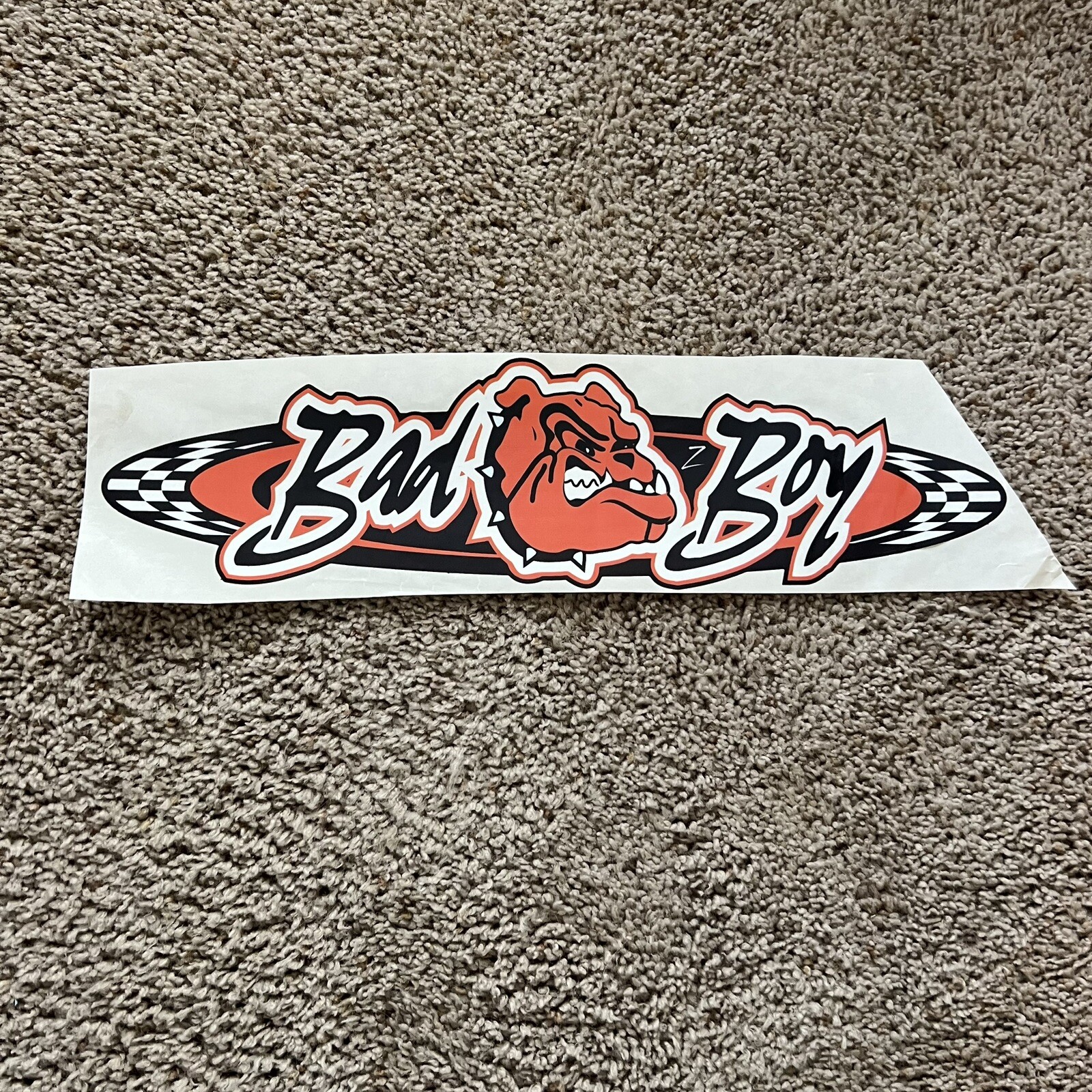 15” Large OEM New Bad Boy Mowers "Mow With An Attitude" Sticker Decal ...