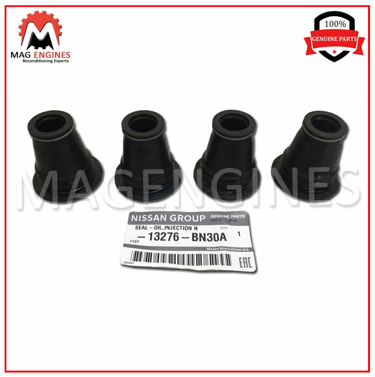 13276-BN30A GENUINE OEM 4Pcs SEAL-OIL,INJECTION NOZZLE 13276BN30A | eBay