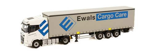 for WSI FOR DAF XG 4X2 CURTAINSIDE TRAILER-3 AXLE For EWALS 1:50 CARGO ...