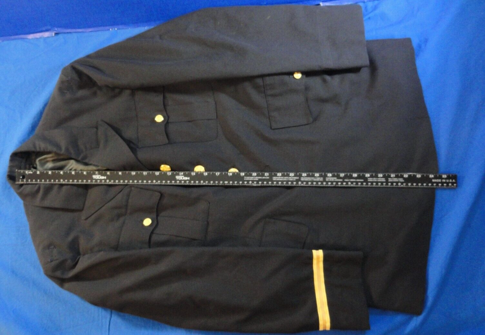 UNITED STATES ARMY SERVICE UNIFORM DRESS BLUE 450 ASU JACKET COAT POLY ...