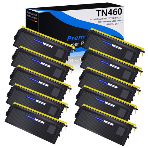 10 PACK Toner Cartridge For Brother TN460 MFC-8600 MFC-8700 MFC-9600 ...