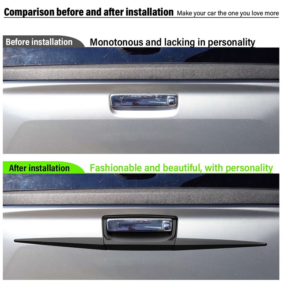 Exterior Decorative Part Tailgate Boot Handle Cover for Isuzu d max ...