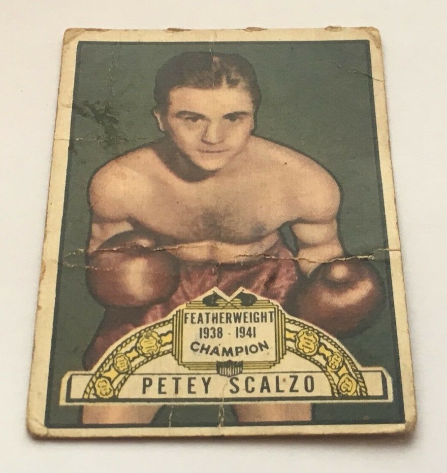 1951 TOPPS PETE SCALZO # 27 RINGSIDE BOXING CARD | eBay