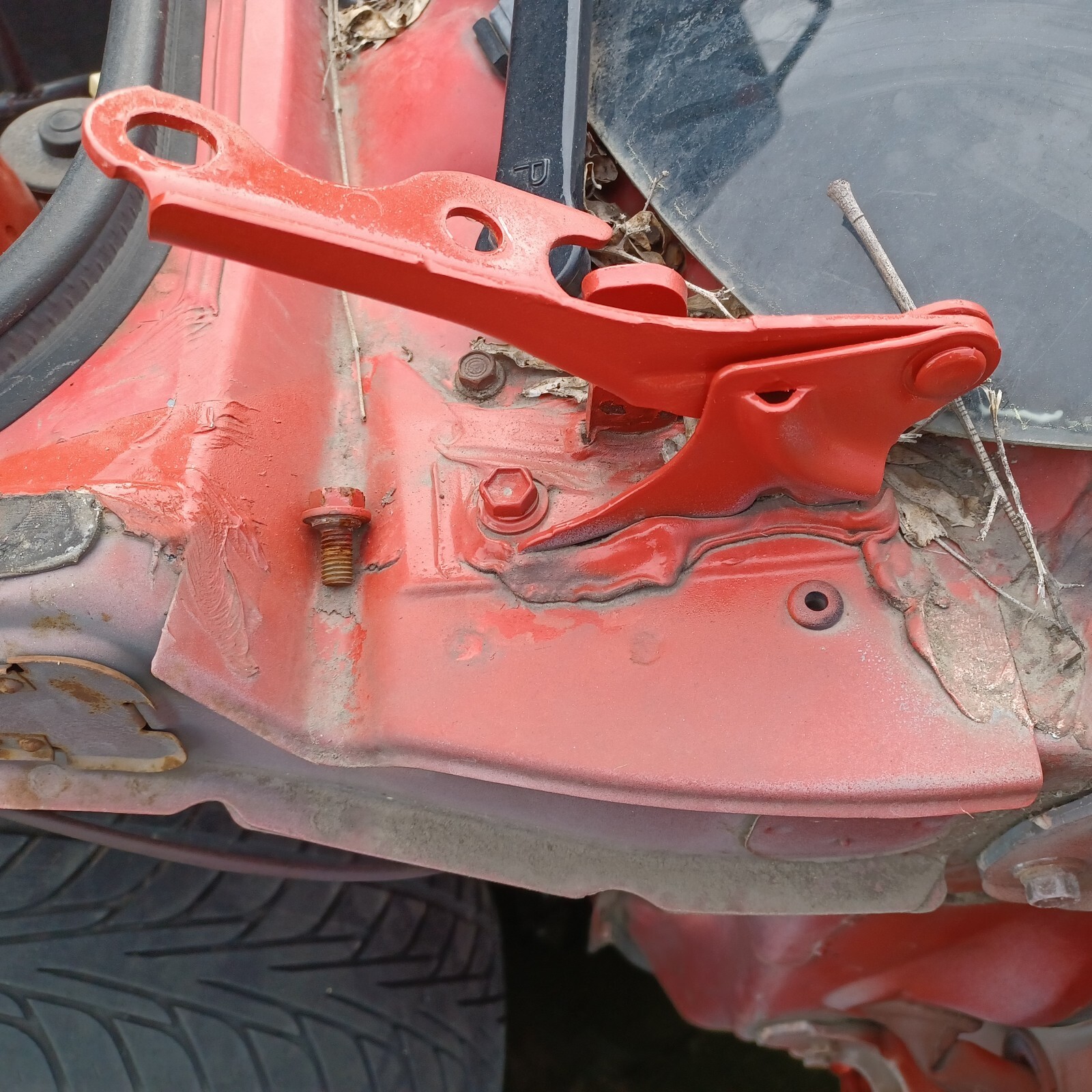 Toyota 86 MR2 AW11 Hood Hinges Right and Left Sides Pair | Steel | Red ...