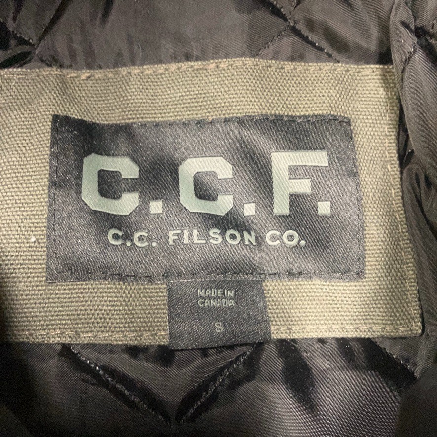 CCF Filson Utility Jacket Mens S Cannonball Green Heavy Duty Canvas ...