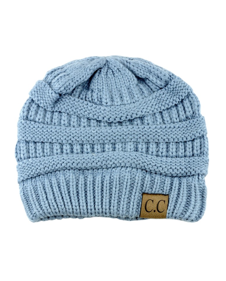 Hot item! CC Beanie New Women's Knit Slouchy Thick Cap Hat Unisex Solid ...