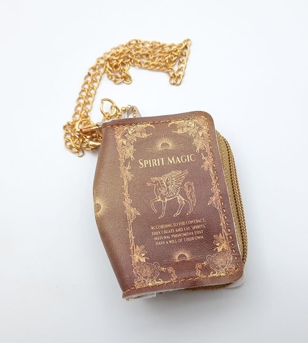 Magic book tome 2" mini zipper pouch coin purse spirit magic pegasus ...