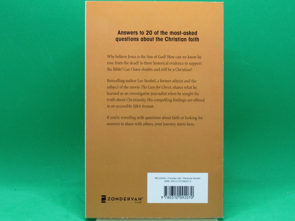 The Case for Christ Answer Booklet - by Strobel, Lee Brand New FREE ...