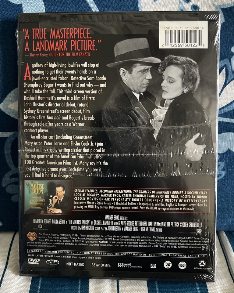The Maltese Falcon (DVD, 2000) - HumphreyBogart, Mary Astor - BRAND NEW ...