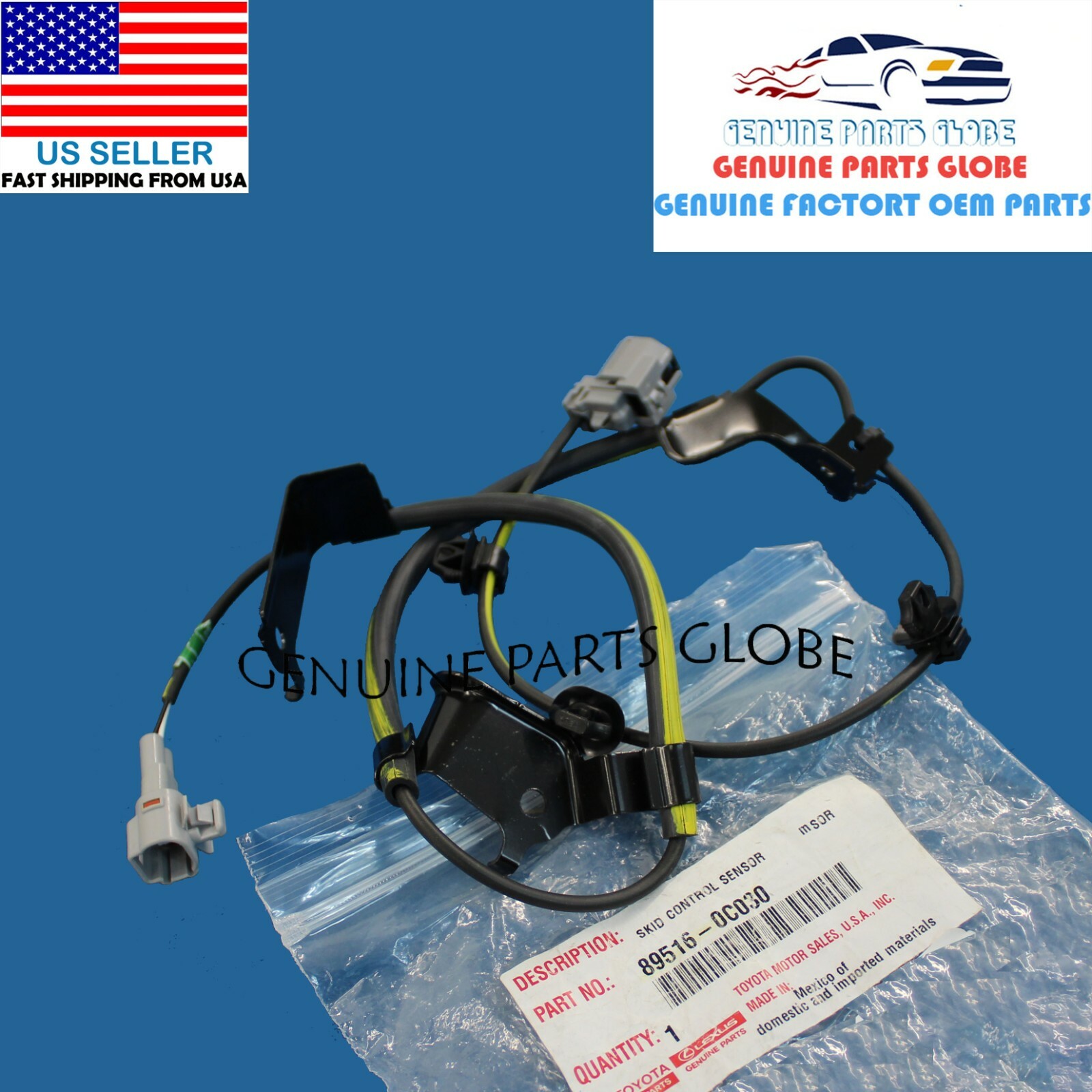 GENUINE TOYOTA SEQUOIA TUNDRA RIGHT FRONT SKID CONTROL SENSOR WIRE ...