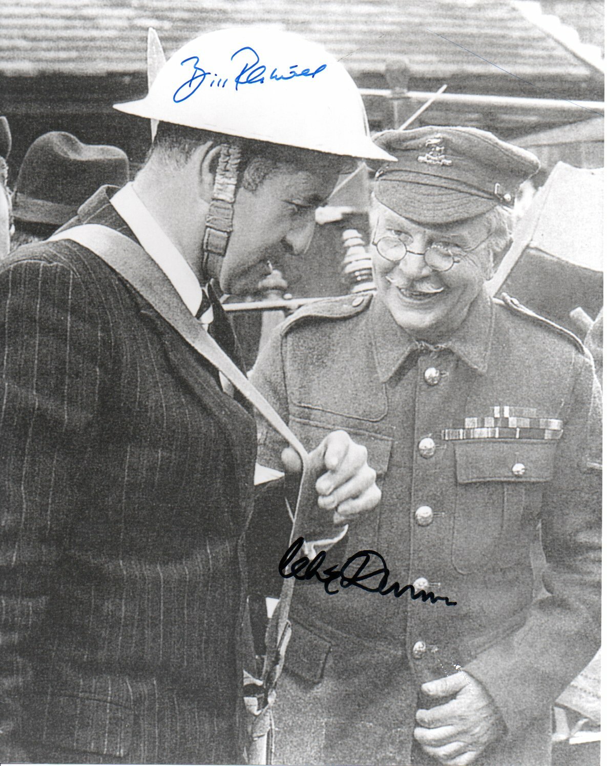 Clive Dunn Bill Pertwee Signed 10 - 8 Autograph Photo Dads Army | eBay UK