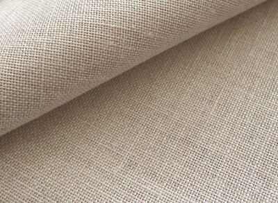 Natural Raw Dublin 25 Count Zweigart linen even weave fabric - size ...