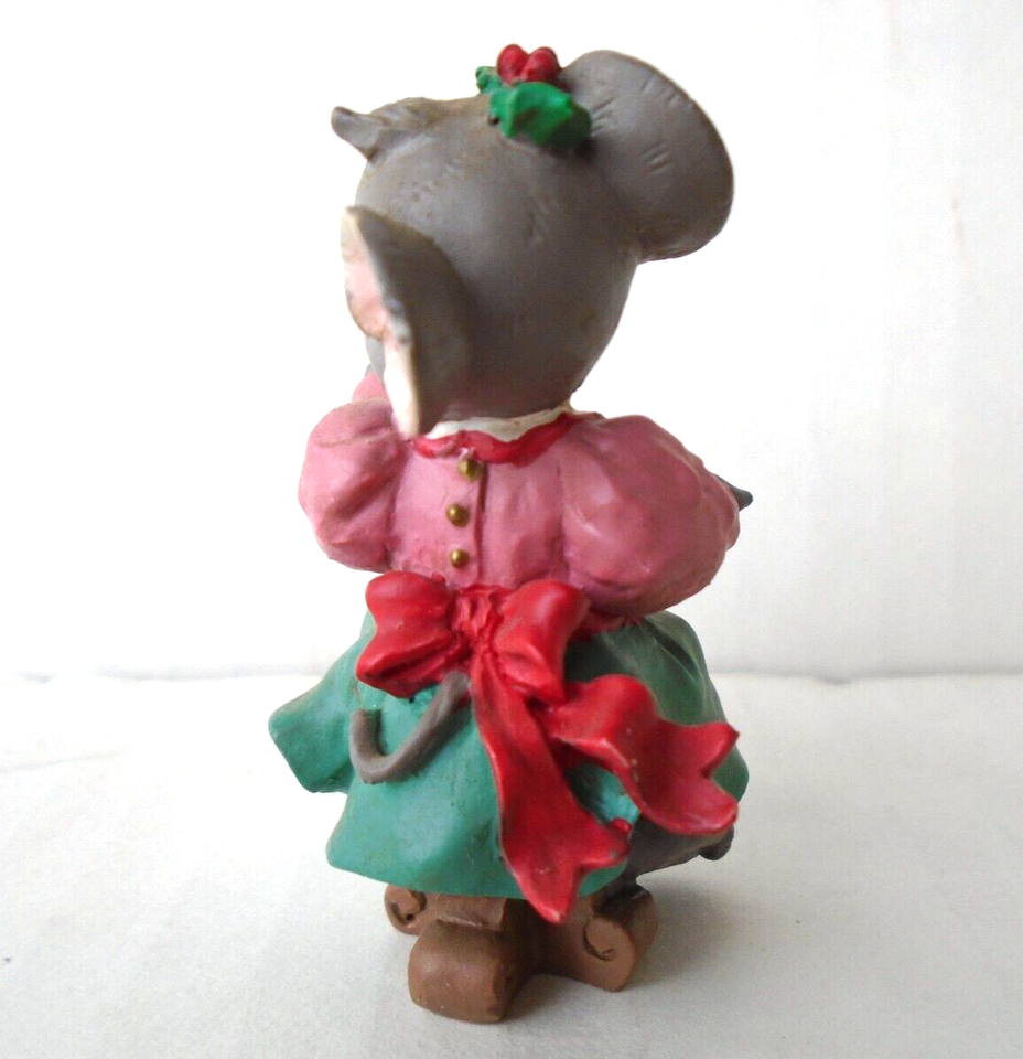 VTG Midwest Christmas Mousekin Figurine -"Sweet Melodies" - Playing the ...