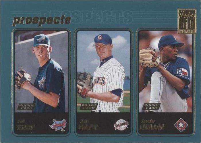 2001 Topps - Prospects Jake Peavy, Phil Wilson, Darwin Cubillan #728 ...