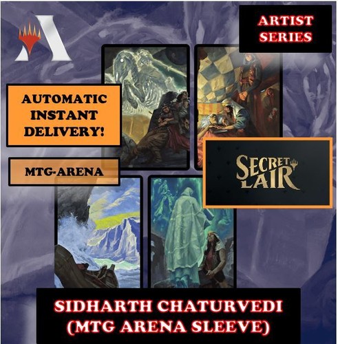 MTGA MTG ARENA CODE CARD ARTIST SERIES SIDHARTH CHATURVEDI SECRET LAIR SLEEVE | eBay