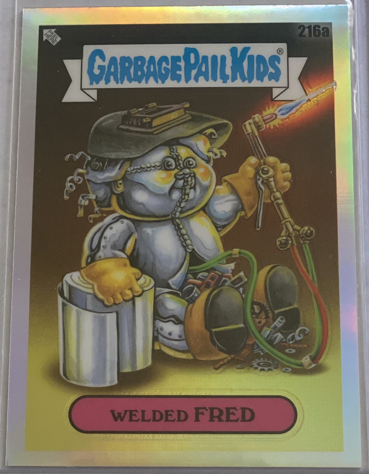 2022 Topps Garbage Pail Kids Chrome Series 5 Refractor #216a WELDED ...