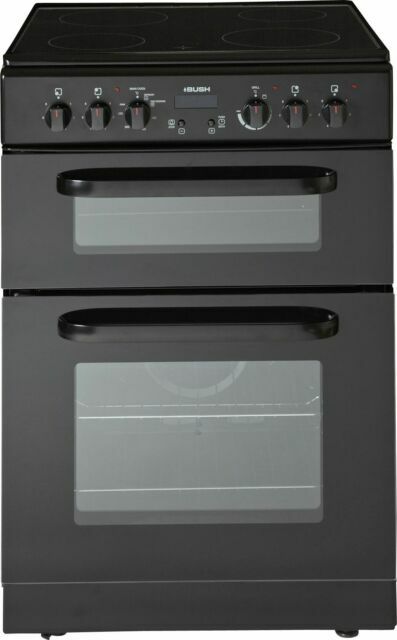 Bush BETC60B 60cm Single Electric Cooker - Black for sale online | eBay UK
