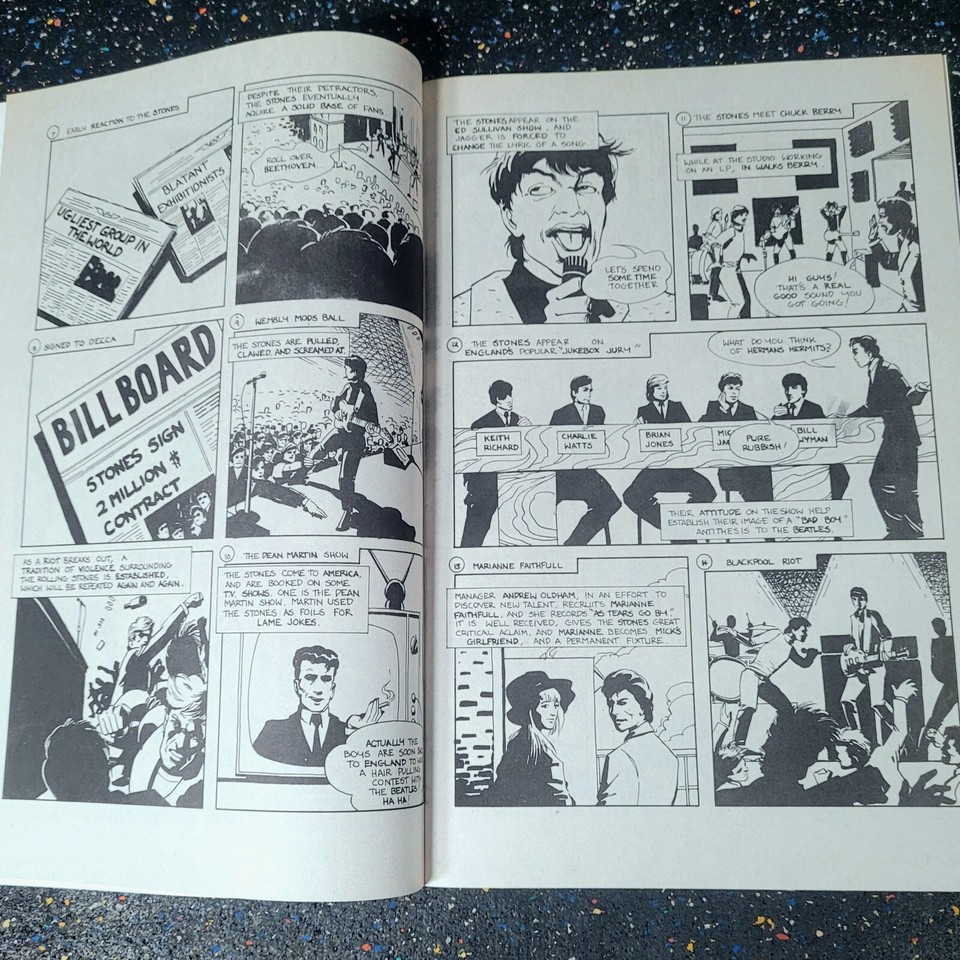 Rock N' Roll Comics #6 Rolling Stones - Revolutionary Comics - 1990 | eBay