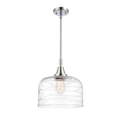 Innovations Caden Bell 12" 1 Light Mini Pendant-L, PC - 447-1S-PC-G713 ...