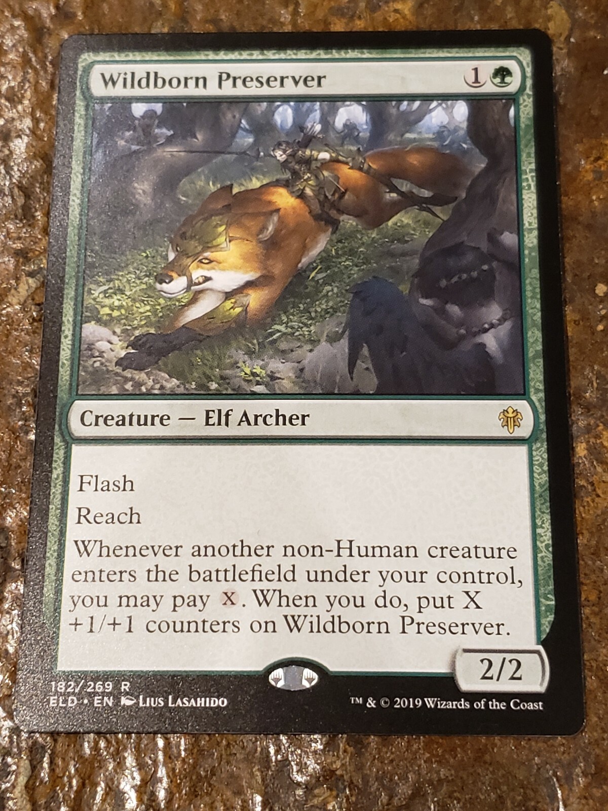 Wildborn preserver Throne of Eldraine Mtg Card | eBay
