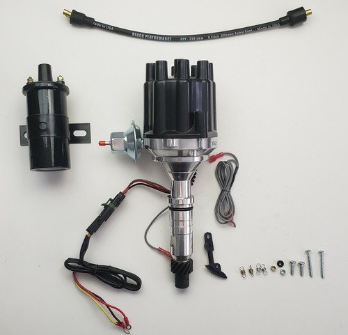 BUICK NAILHEAD 400 401 425 SMALL FEMALE CAP HEI Distributor + BLACK 45 ...