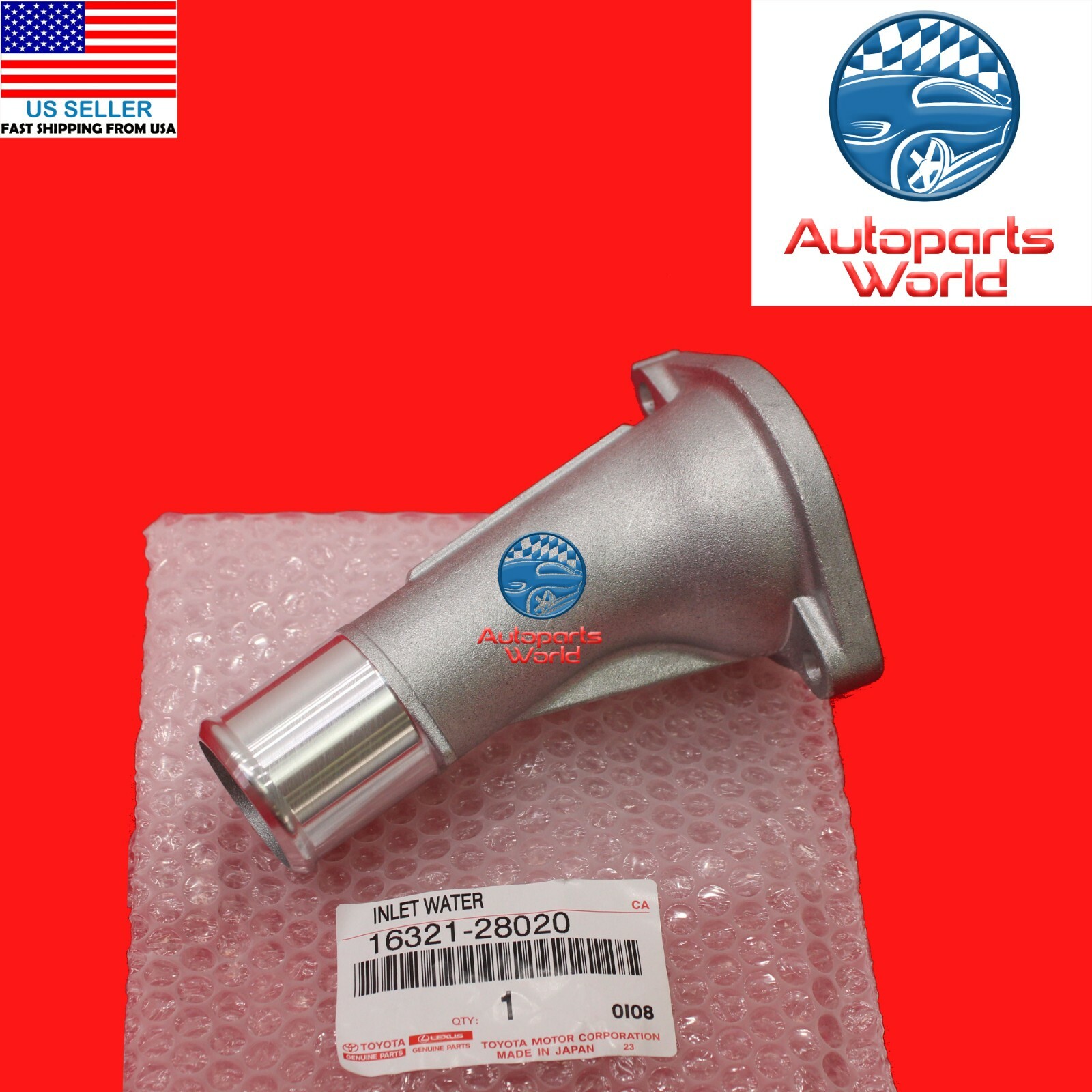 GENUINE TOYOTA CAMRY HIGHLANDER xB 2.4L COOLANT THERMOSTAT HOUSING ...