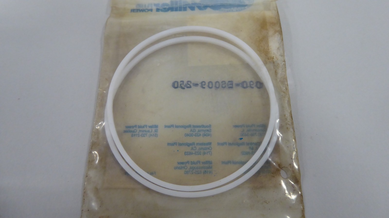 Miller 090-ES009-250 End Cap Seal Teflon 2 1/2 X 0.72" (Pack of 2) | eBay