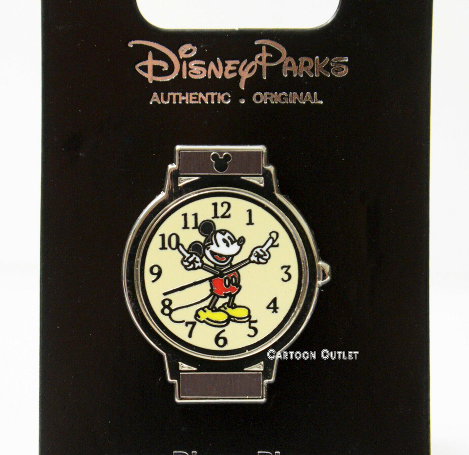 Disney Parks Mickey Mouse Stop Watch Clock Trading Pin Collectible ...