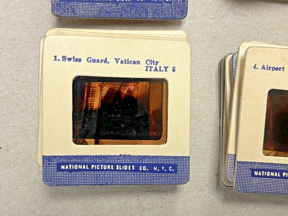 National Picture Slide Company NYC ~ vintage travel slides ~ lot of 140 ...