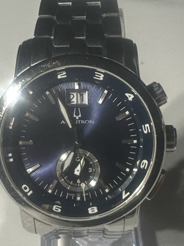 Accutron Excursion Dual Time-Zone Men’s Watch Big Date 26B67 New ...