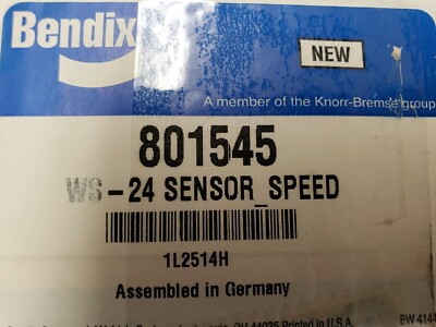 Bendix 801545 WS-24 Wheel Speed Sensor | eBay