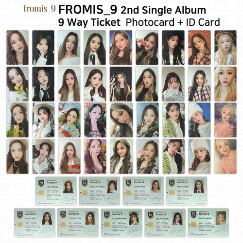 Fromis 9 2nd Single Album 9 Way Ticket Official Photocard ID Card KPOP ...