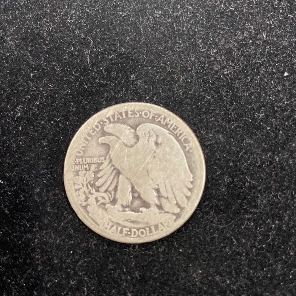 1916 S walking liberty half dollar 50C AG Details Free Shipping | eBay