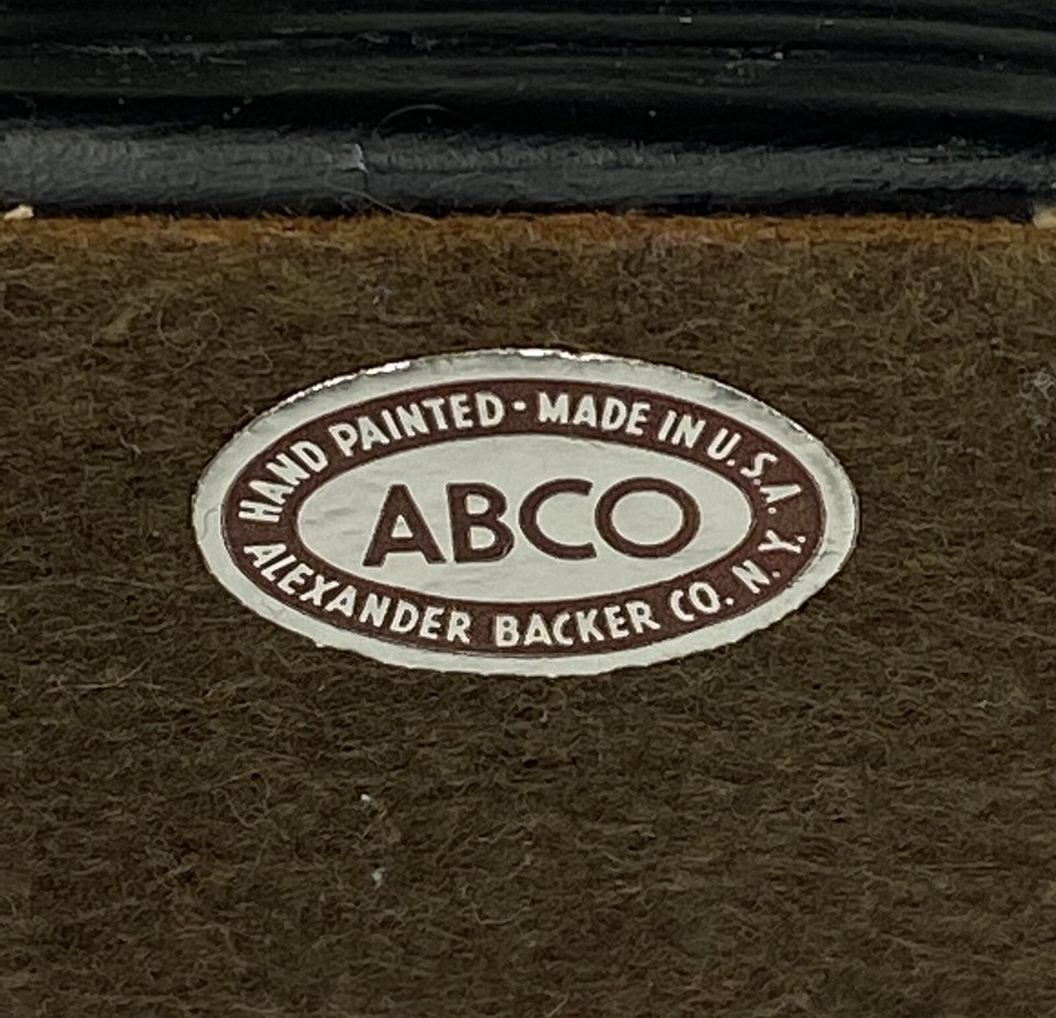 Rare ALEXANDER BACKER ABCO Bookends Chalkware 1950’s Size 7” X 3-3/4 ...