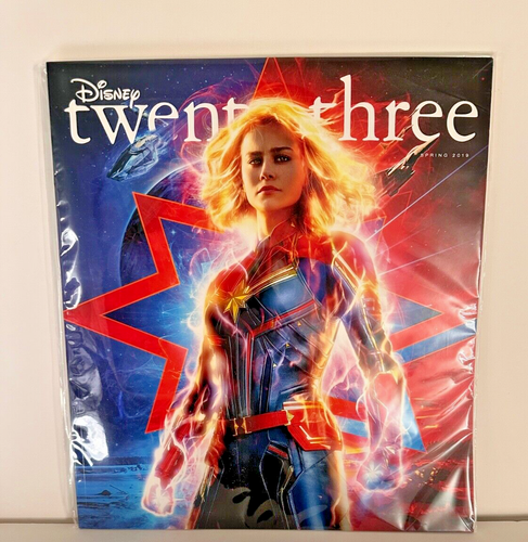 Disney D23 Magazine Captain Marvel Avengers-Spring 2019 with Mickey ...